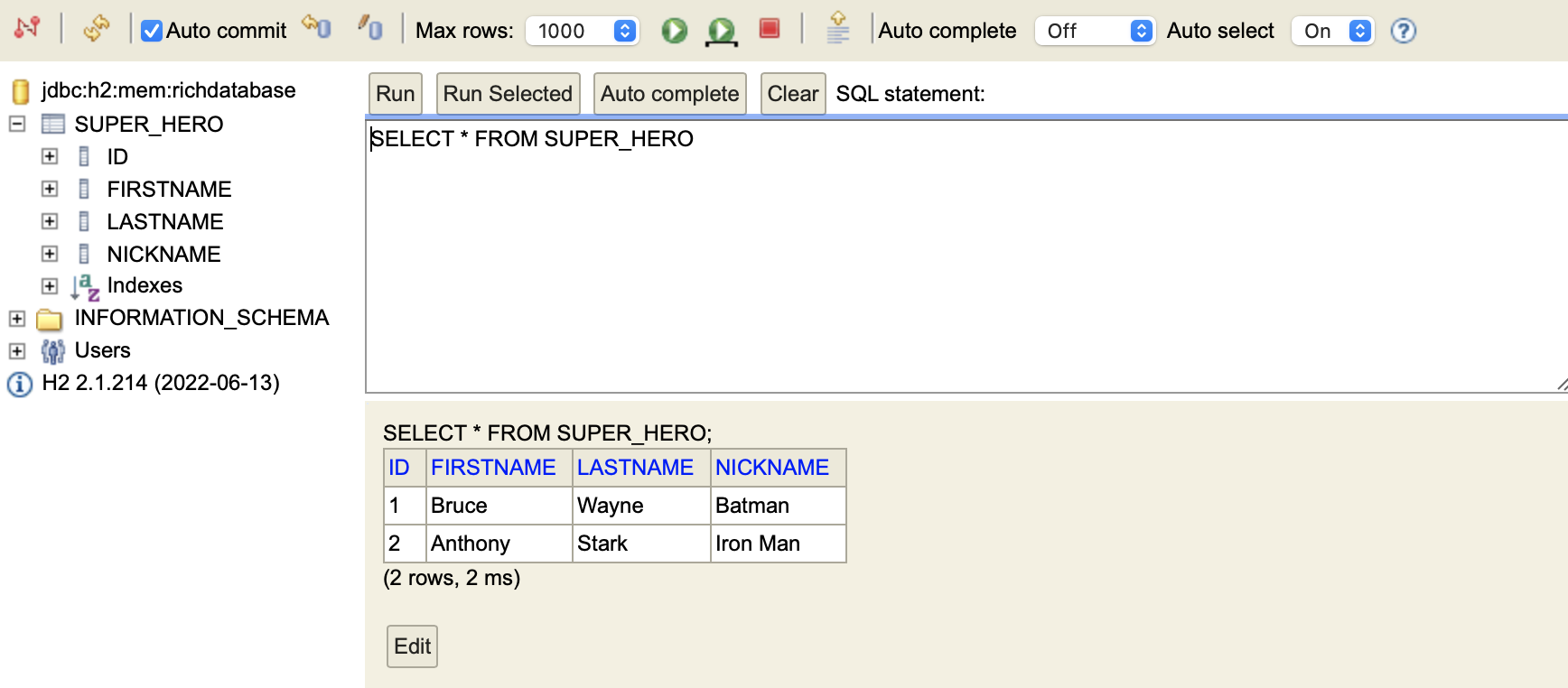 Local H2 in-memory DB with Spring Boot - oskarbogacz.dev